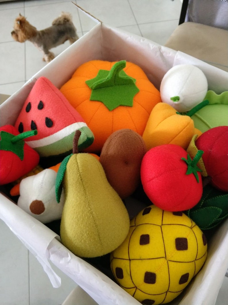 Felt Avocado Sewing Pattern – Play Food Tutorial PDF Pattern - Etsy