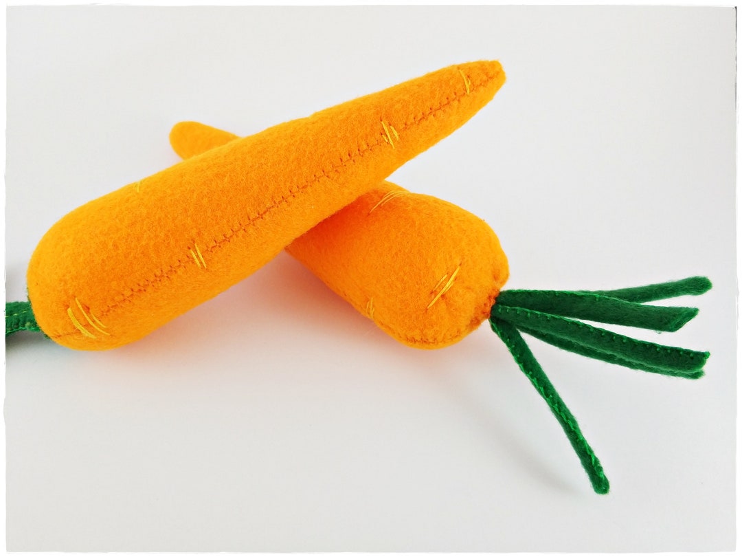 Felt Carrot PDF Pattern - PDF Sewing Pattern + Tutorial Step by Step ...