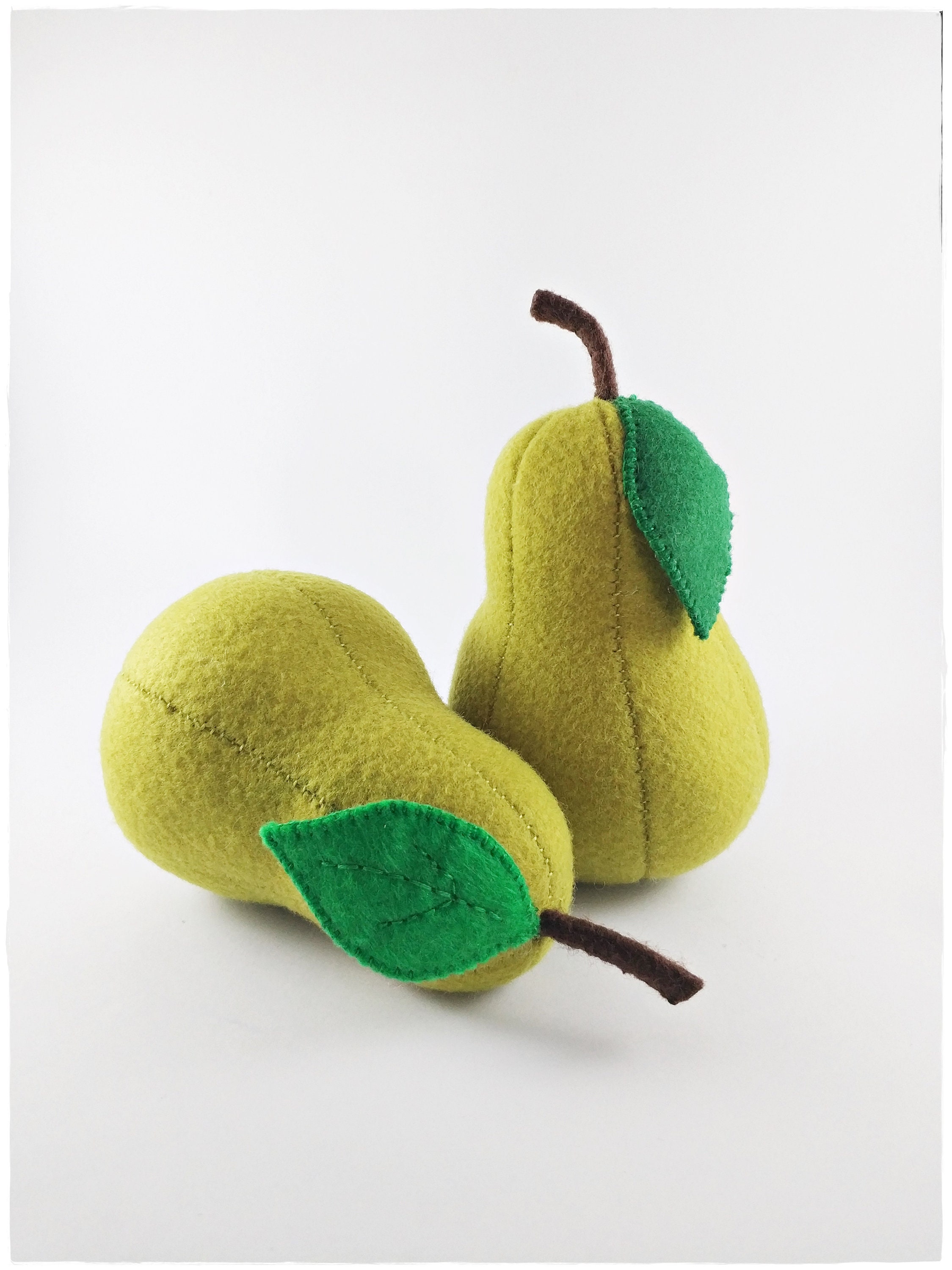 Felt Pear PDF Pattern PDF Sewing Pattern Tutorial Step by - Etsy Australia