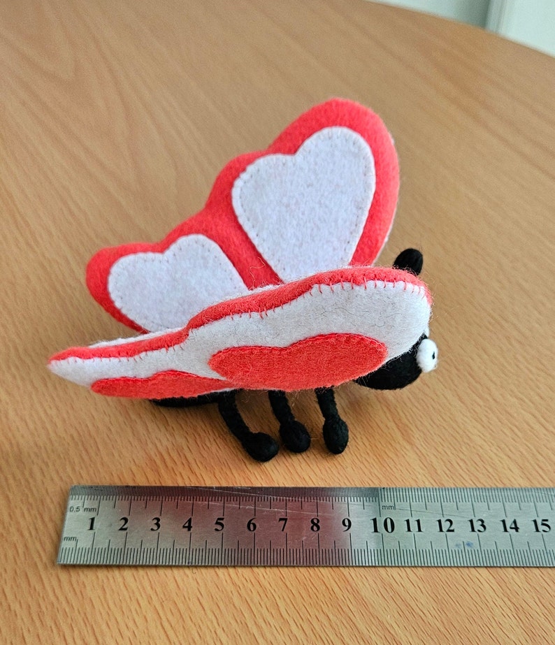 Felt Butterfly Sewing Pattern – Insect Plush Toy Tutorial PDF Pattern ...