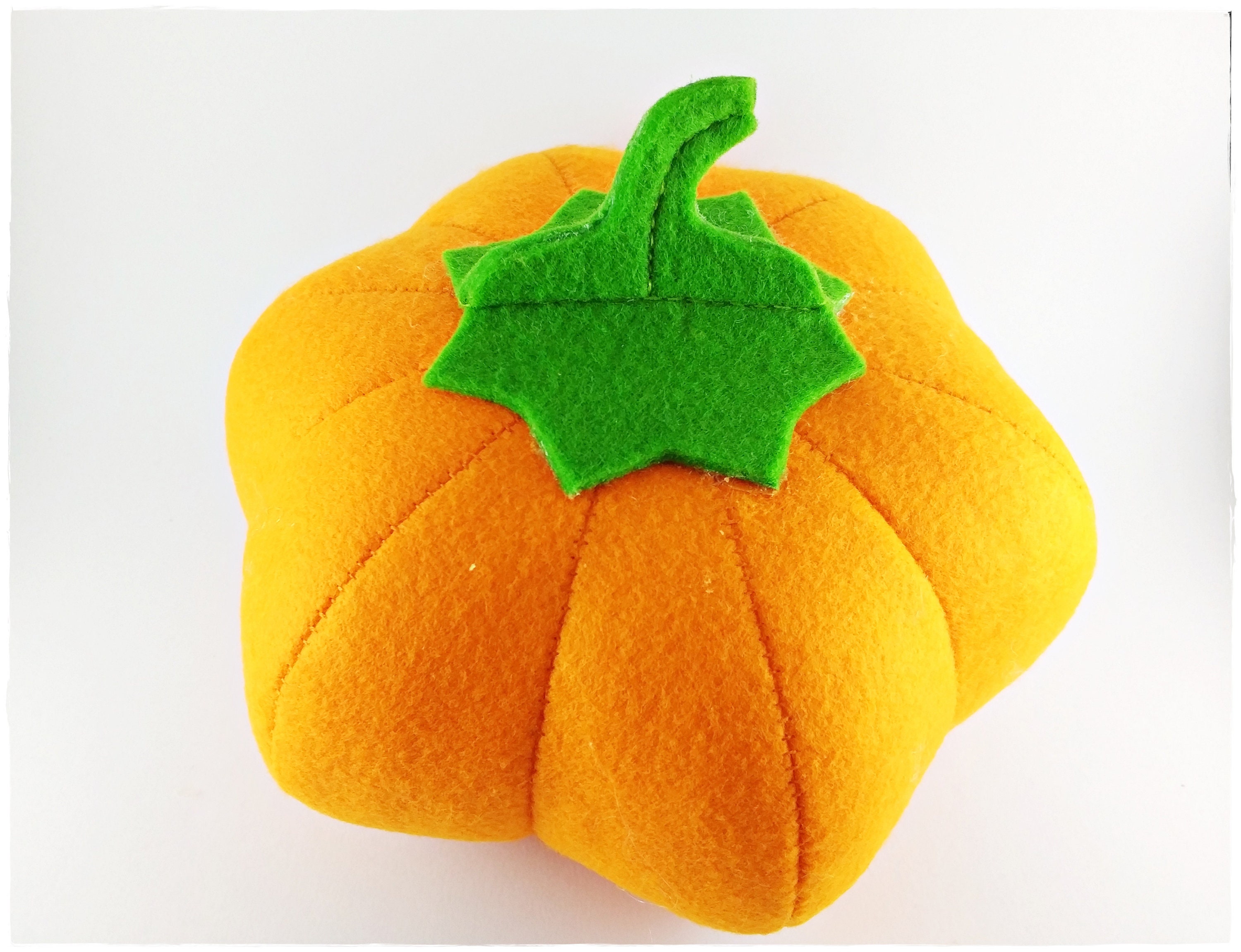 Felt Pumpkin PDF Pattern - PDF Sewing Pattern + Tutorial Step by Step ...