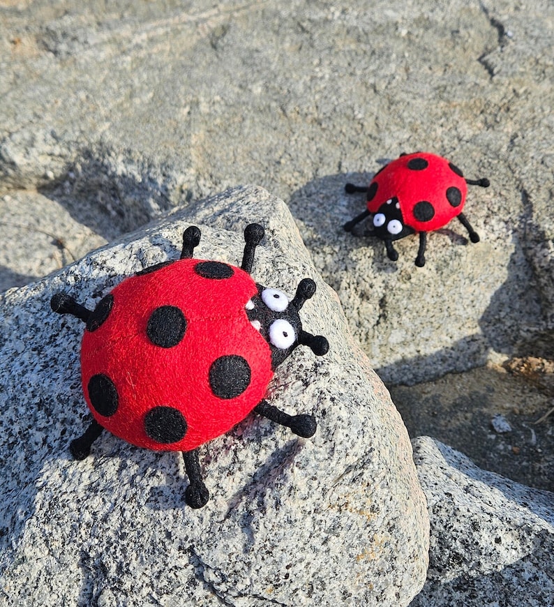 Felt Ladybug PDF Pattern - PDF Sewing Pattern + Tutorial Step by Step ...