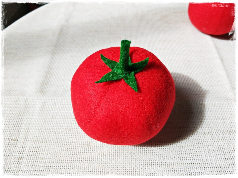 Felt Tomato PDF Pattern - PDF Sewing Pattern + Tutorial Step by Step ...