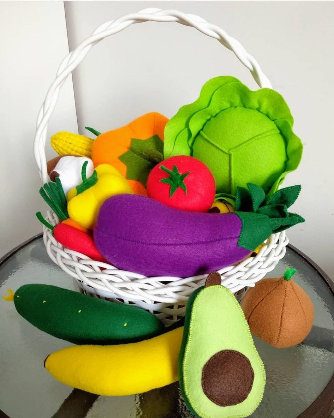 Kit 12 Felt Vegetables PDF Pattern - PDF Sewing Pattern + Tutorial Step ...