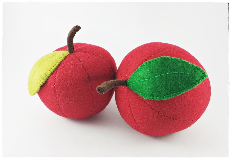 Felt Apple PDF Pattern - PDF Sewing Pattern + Tutorial Step by Step ...