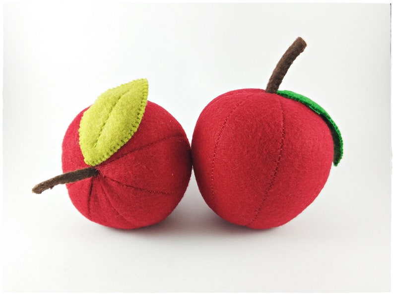 Felt Apple PDF Pattern - PDF Sewing Pattern + Tutorial Step by Step ...