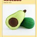 Felt Avocado PDF Pattern Sewing Pattern Tutorial Step by Step ...