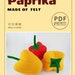 Felt Pepper Sewing Pattern – Play Food Tutorial PDF Pattern - Etsy