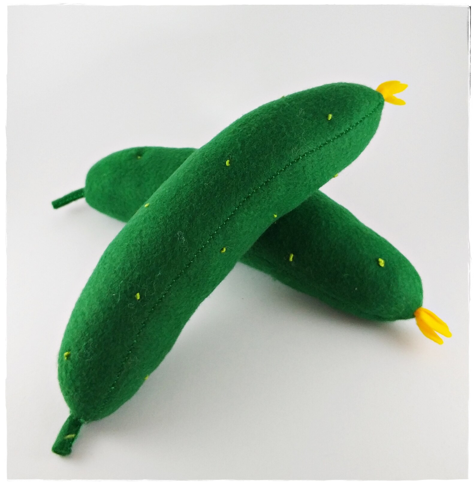 Felt Cucumber PDF Pattern - PDF Sewing Pattern + Tutorial Step by Step ...