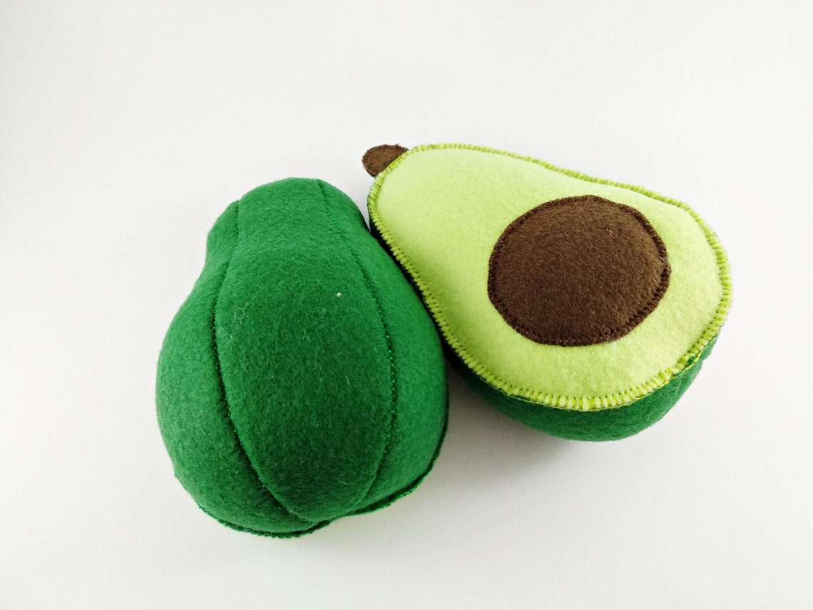 Felt Avocado PDF Pattern - Sewing Pattern + Tutorial Step by Step ...