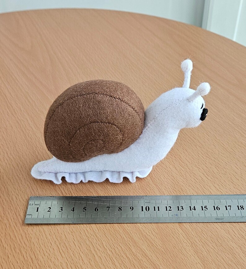 Felt Snail PDF Pattern PDF Sewing Pattern Tutorial Step by Step Play ...