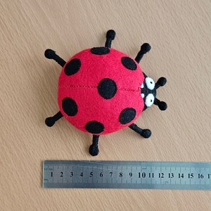 Felt Ladybug PDF Pattern - PDF Sewing Pattern + Tutorial Step by Step ...