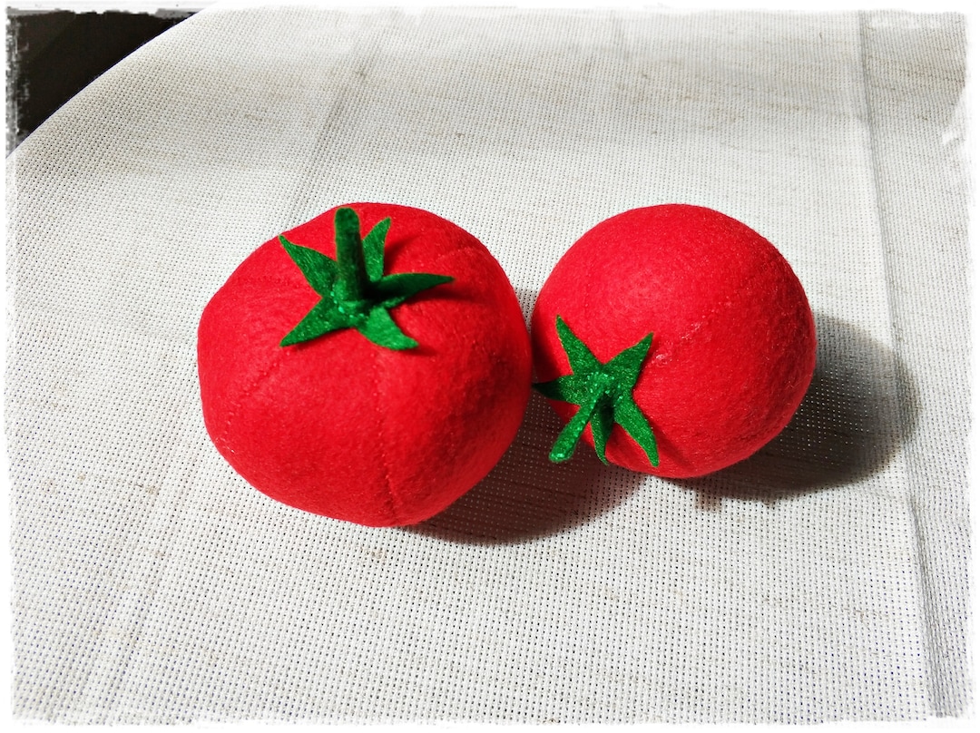 Felt Tomato Sewing Pattern – Play Food Tutorial PDF Pattern - Etsy