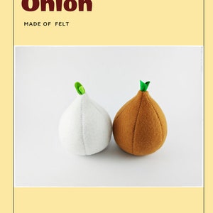 Felt Onion PDF Pattern PDF Sewing Pattern Tutorial Step by - Etsy UK