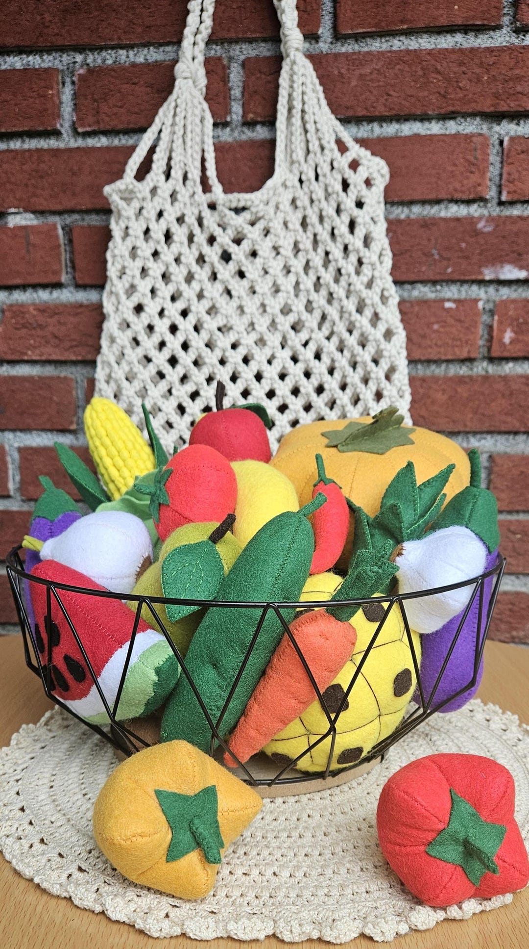 Mini 12 Felt Vegetables Patterns + Mini 5 Felt Fruits PDF Patterns ...