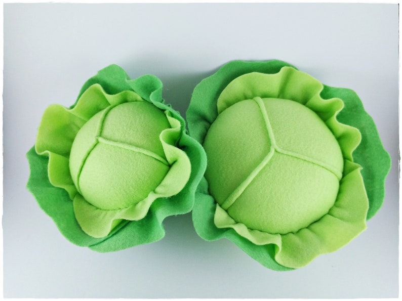 Felt Cabbage PDF Pattern - PDF Sewing Pattern + Tutorial Step by Step ...