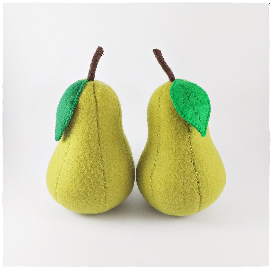 Felt Pear PDF Pattern - PDF Sewing Pattern + Tutorial Step by Step ...