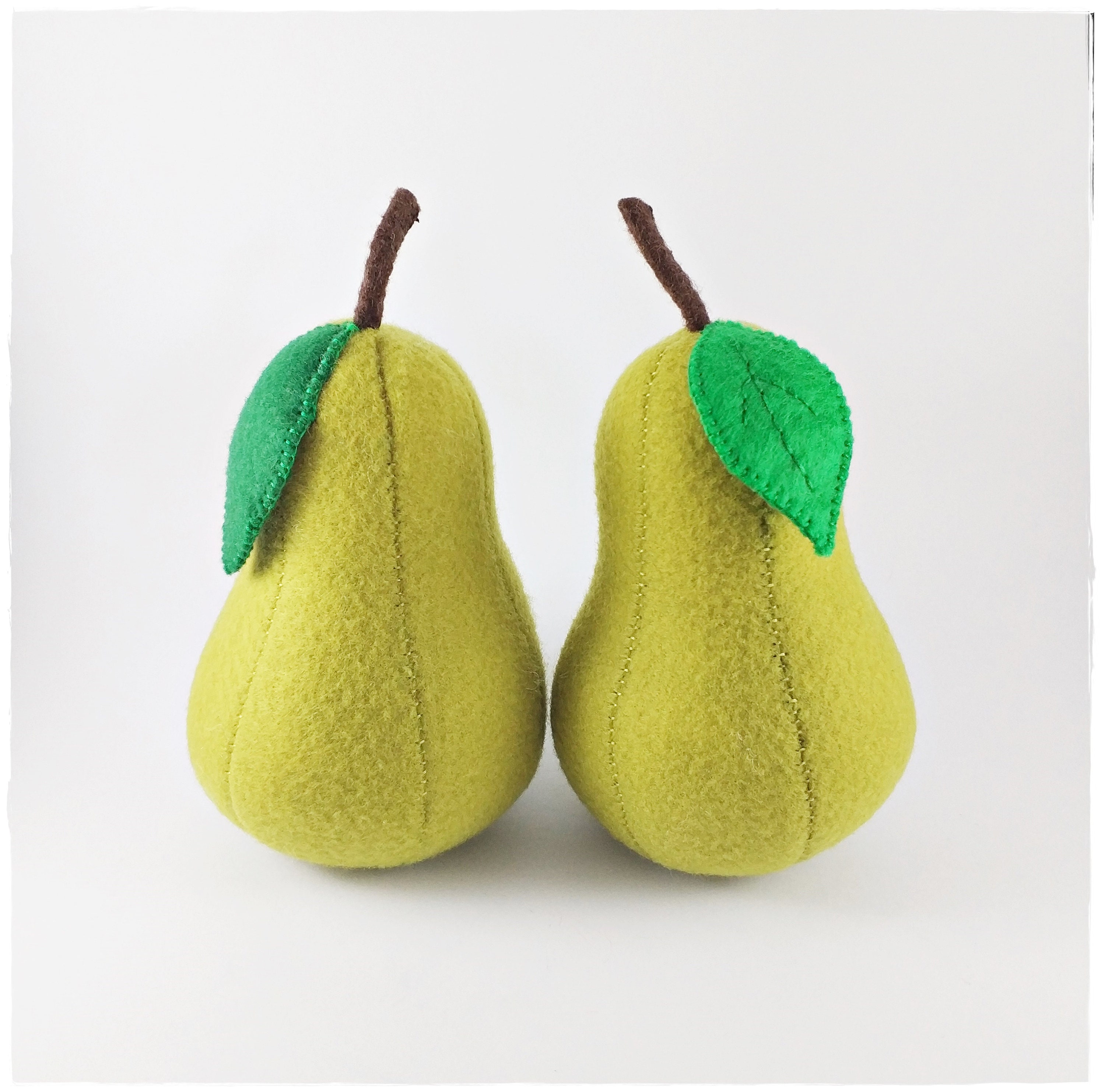 Felt Pear PDF Pattern PDF Sewing Pattern Tutorial Step by Step Play ...