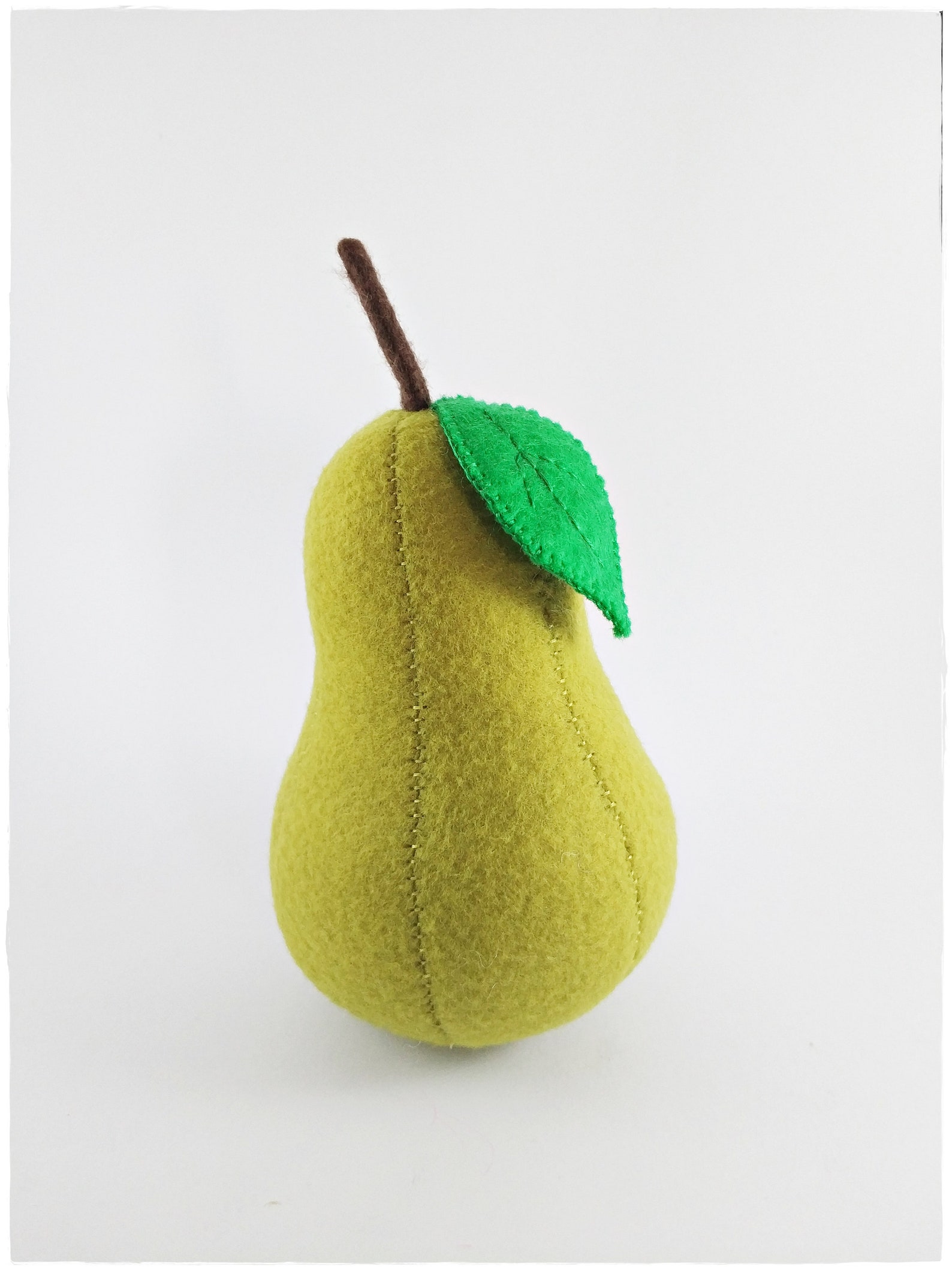 Felt Pear PDF Pattern PDF Sewing Pattern Tutorial Step by Step Play ...