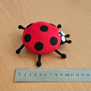 Felt Ladybug PDF Pattern - PDF Sewing Pattern + Tutorial Step by Step ...
