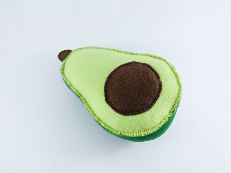 Felt Avocado PDF Pattern - Sewing Pattern + Tutorial Step by Step ...