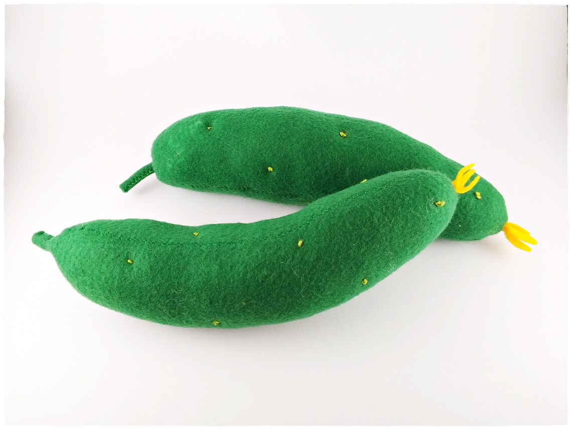 Felt Cucumber PDF Pattern - PDF Sewing Pattern + Tutorial Step by Step ...