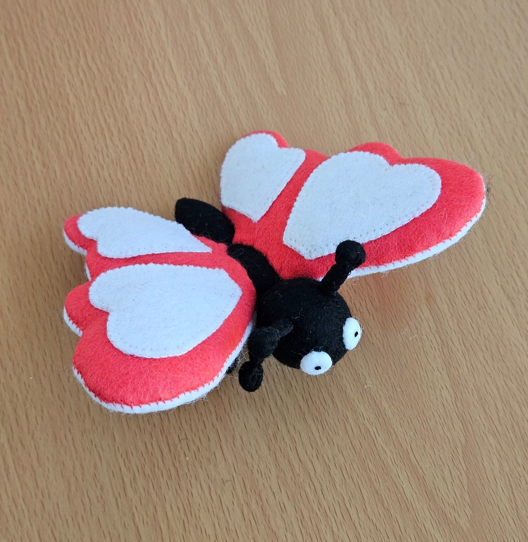 Felt Butterfly PDF Pattern - PDF Sewing Pattern + Tutorial Step by Step ...