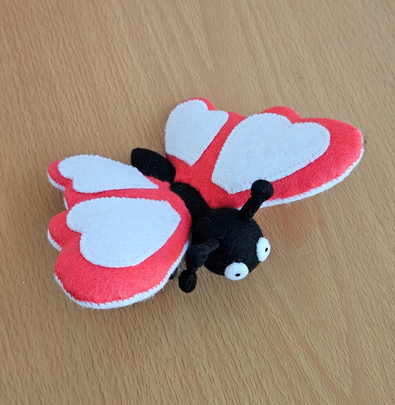 Felt Butterfly Sewing Pattern – Insect Plush Toy Tutorial PDF Pattern ...