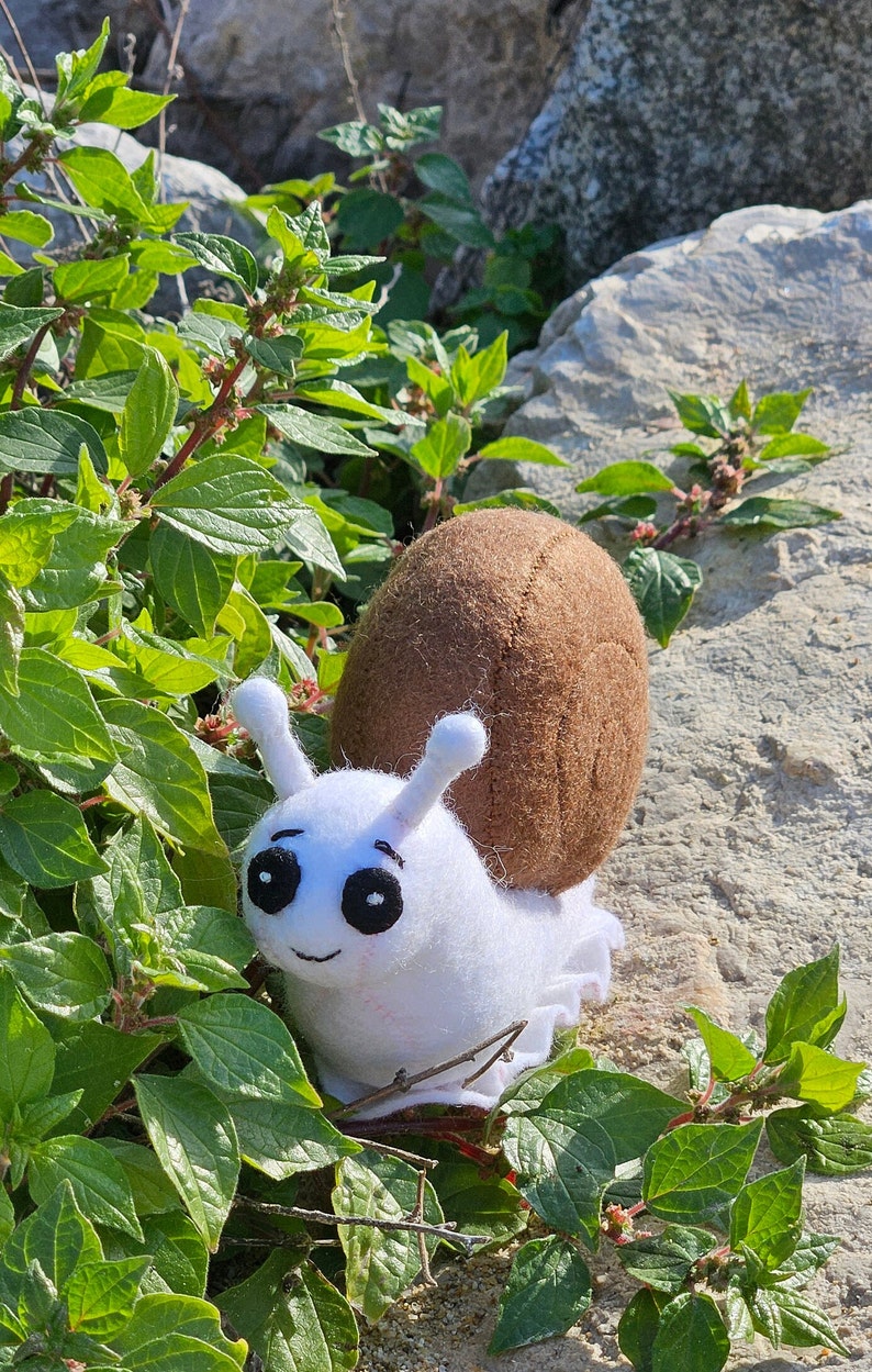 Felt Snail PDF Pattern - PDF Sewing Pattern + Tutorial Step by Step ...