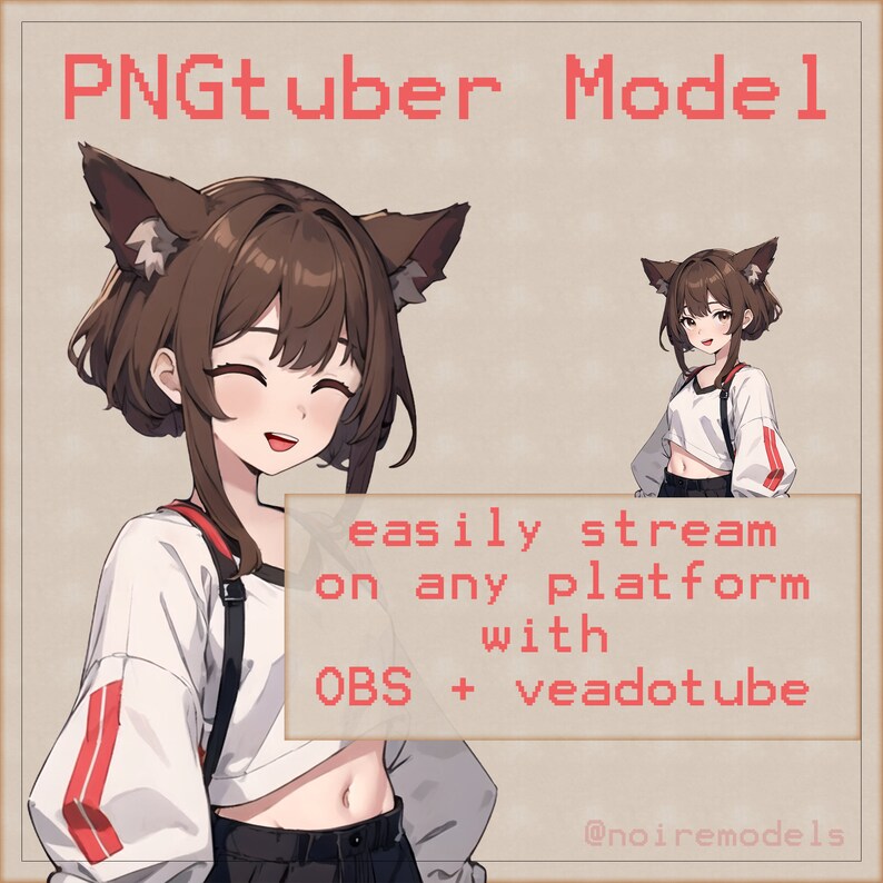 PNGTUBER - Cute Puppy Girl - Vtuber - Premade - Female - Streamer - 2D ...