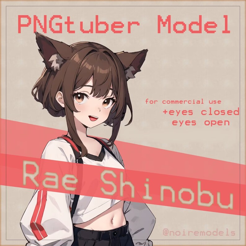 PNGTUBER - Cute Puppy Girl - Vtuber - Premade - Female - Streamer - 2D ...