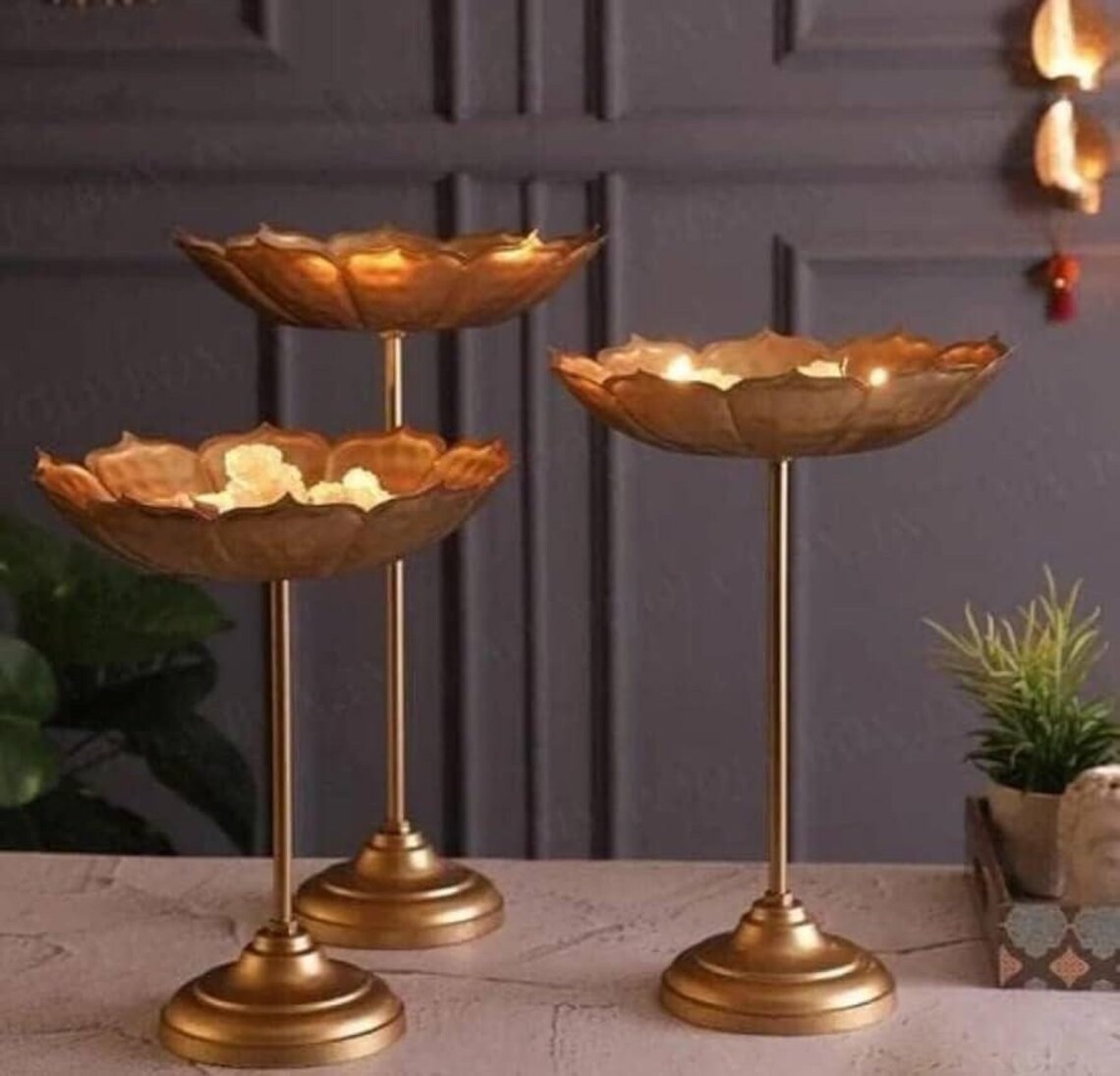 Taj Urli Set/uruli/urli Set/urli With Stand/urli Stand/urli - Etsy