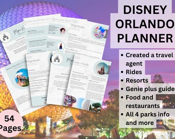 WDW Park Guide, Theme Park Guide, Travel Agent Client Guide, WDW ...
