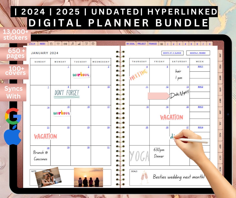 ULTIMATE DIGITAL PLANNER Goodnotes Notability iPad Organizer With ...