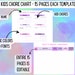 Editable Kid's Chore Chart, Chore Chart Bundle, Kids Financial Chart ...