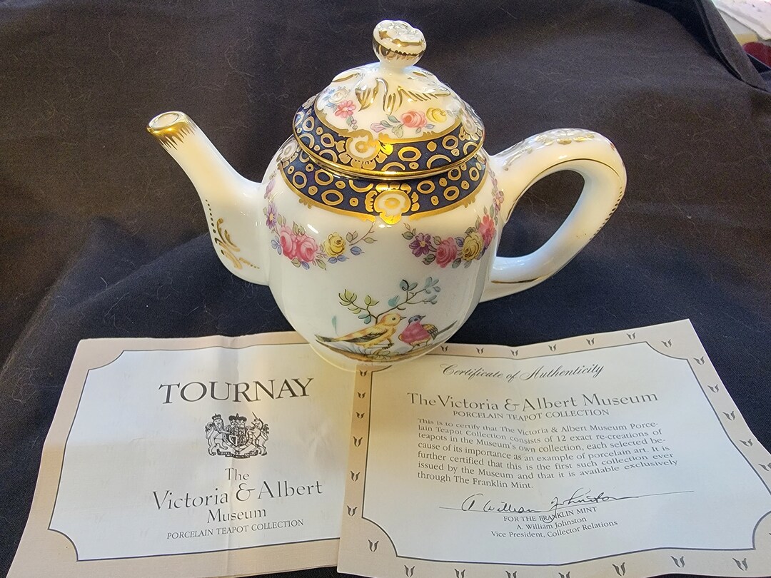 Teapot Collection - the Franklin Mint Tournay - Etsy