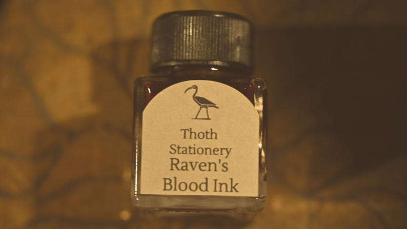 Raven’s Blood Ink - Etsy