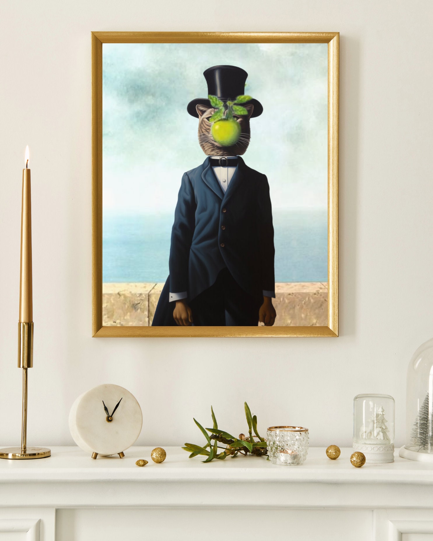 The Son of Man by Rene Magritte- Parody of the Famous Painting With a ...