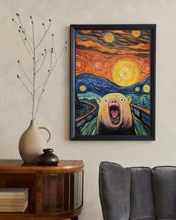 Schrei Edvard Munch Parodie Der Schrei Edvard Munch Lustige Katzen