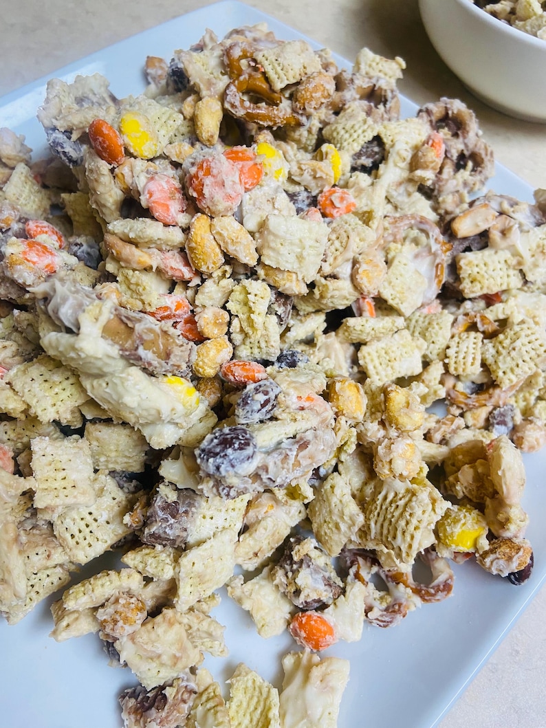 Peanut Butter Chex Mix, White Chocolate Chex Mix, Peanut Lover Chex Mix, Reese’s Pieces Chex ...