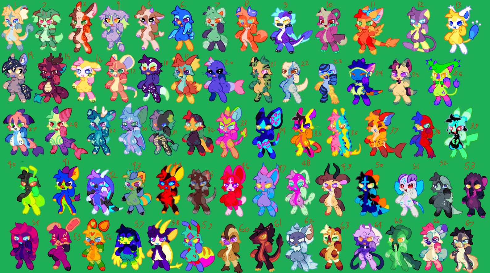 67 on Base Furry Adopts Unique Human Made Designs Adoptables BASE BY ...