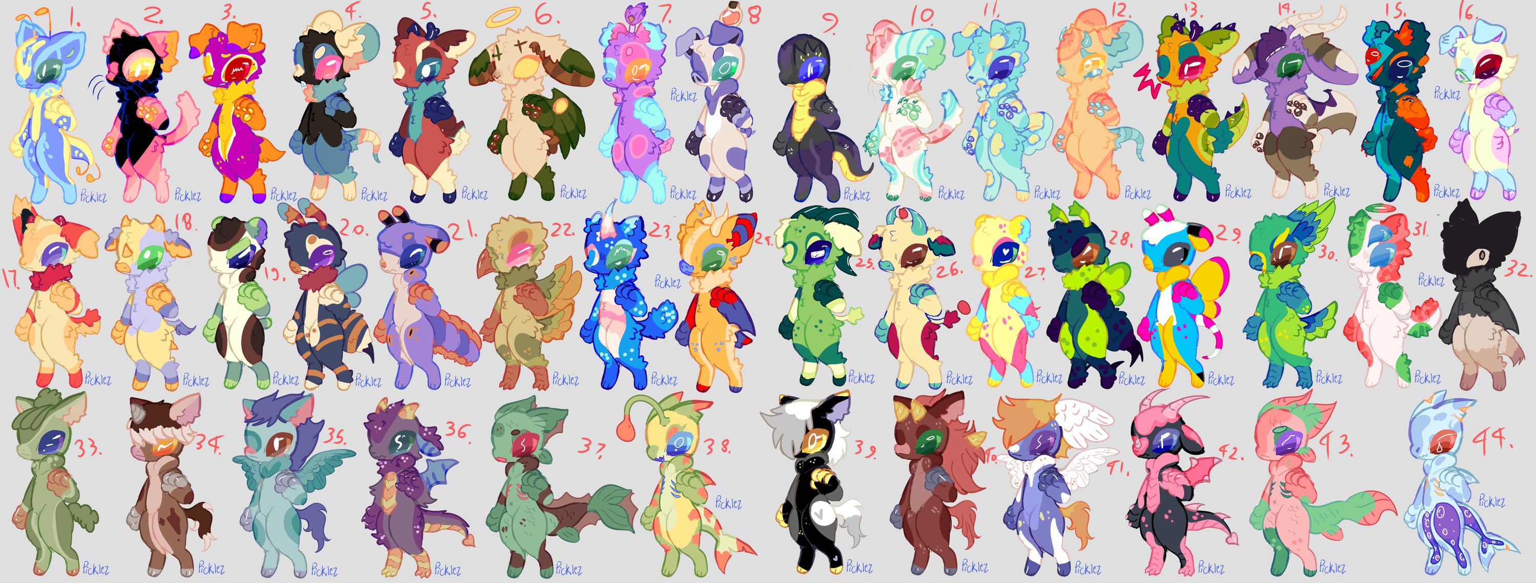 44 on Base Adopts, Cheap Furry Adoptables - Etsy