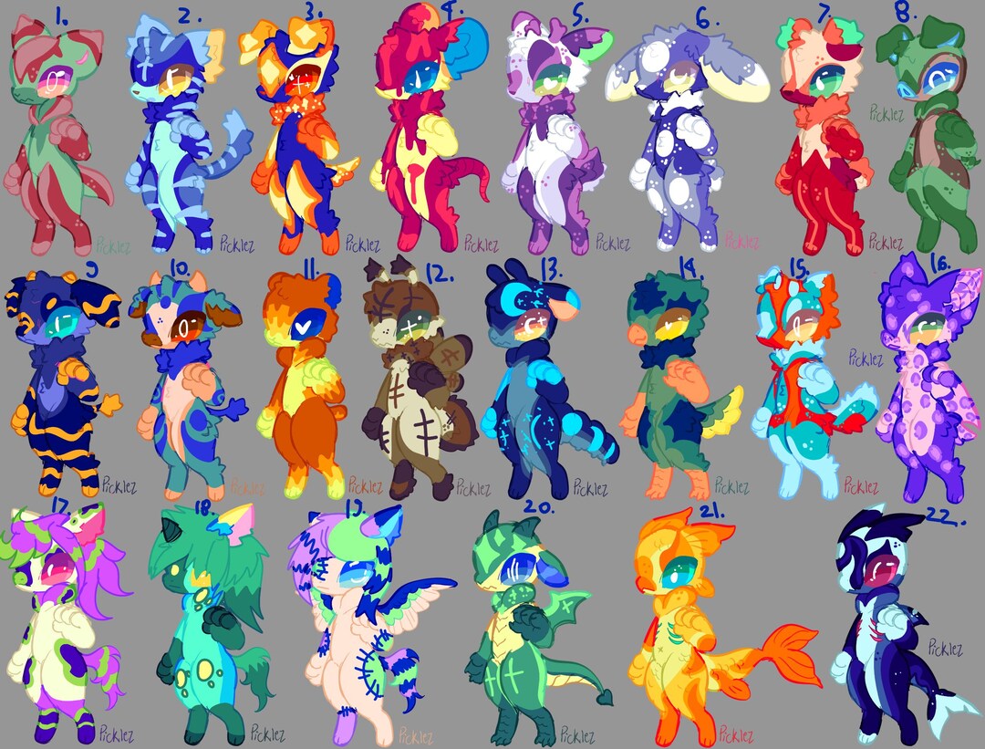 Cheap on Base Furry Adopts, Anthro Animal Adoptables - Etsy
