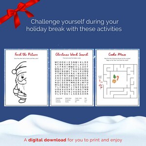 Printable Kids Christmas Wish List, Letter to Santa, Christmas Coloring ...