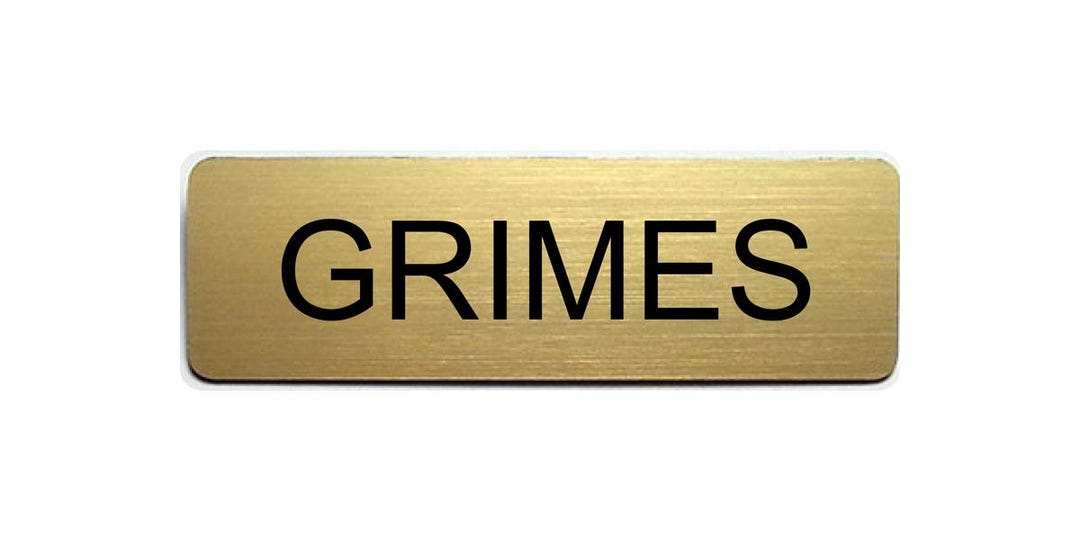 SHERIFF RICK GRIMES Walking Dead Halloween Costume Name Badge Tag With ...