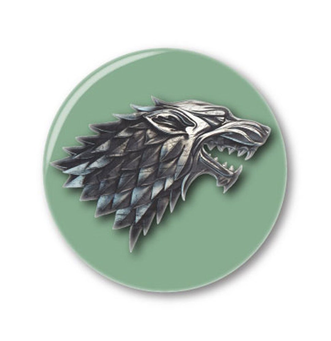 Game of Thrones House STARK Sigil 3 Safety Pinback Button HALLOWEEN ...