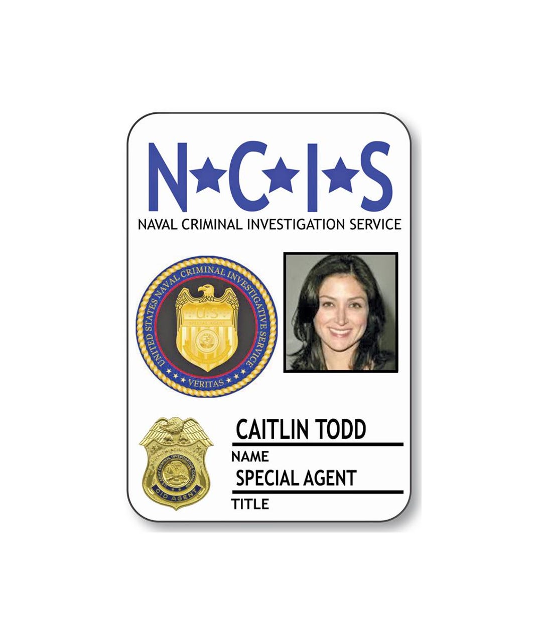 NCIS CAITLIN TODD Special Agent Halloween Costume or Cosplay Name Badge ...