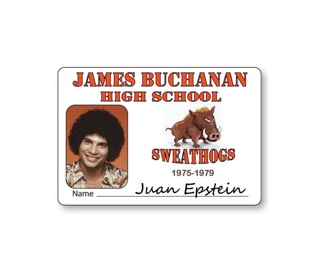 Welcome Back Kotter JUAN EPSTEIN Name Badge With Magnet Fastener ...