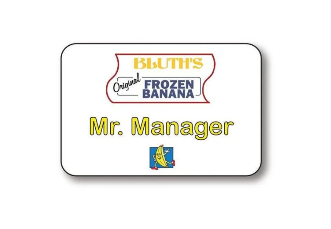 Bluths Frozen Banana MR. MANAGER Arrested Development Magnet Fastener ...