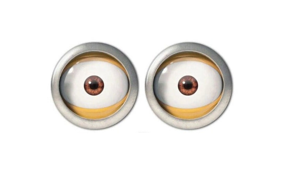 MINION Set of 2 Eyeballs DESPICABLE Me HALLOWEEN Costume Prop 3" Safety Pinback Buttons - Etsy ...